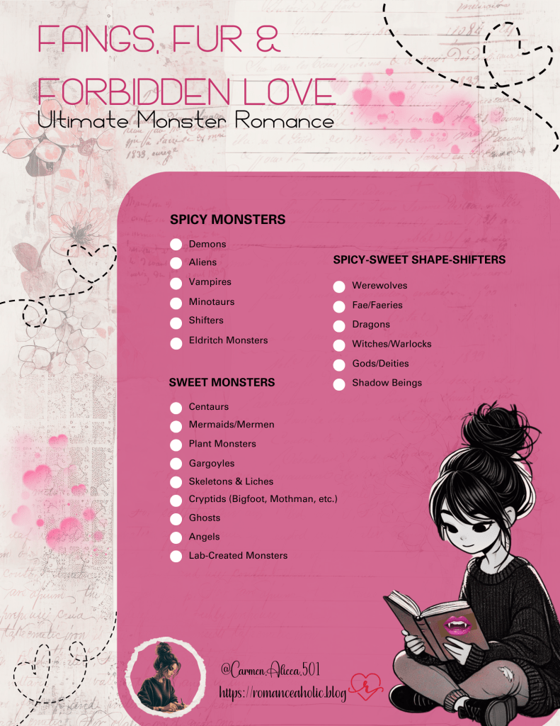 Fangs, Fur & Forbidden Love: The Ultimate Monster Romance Moodboard ...