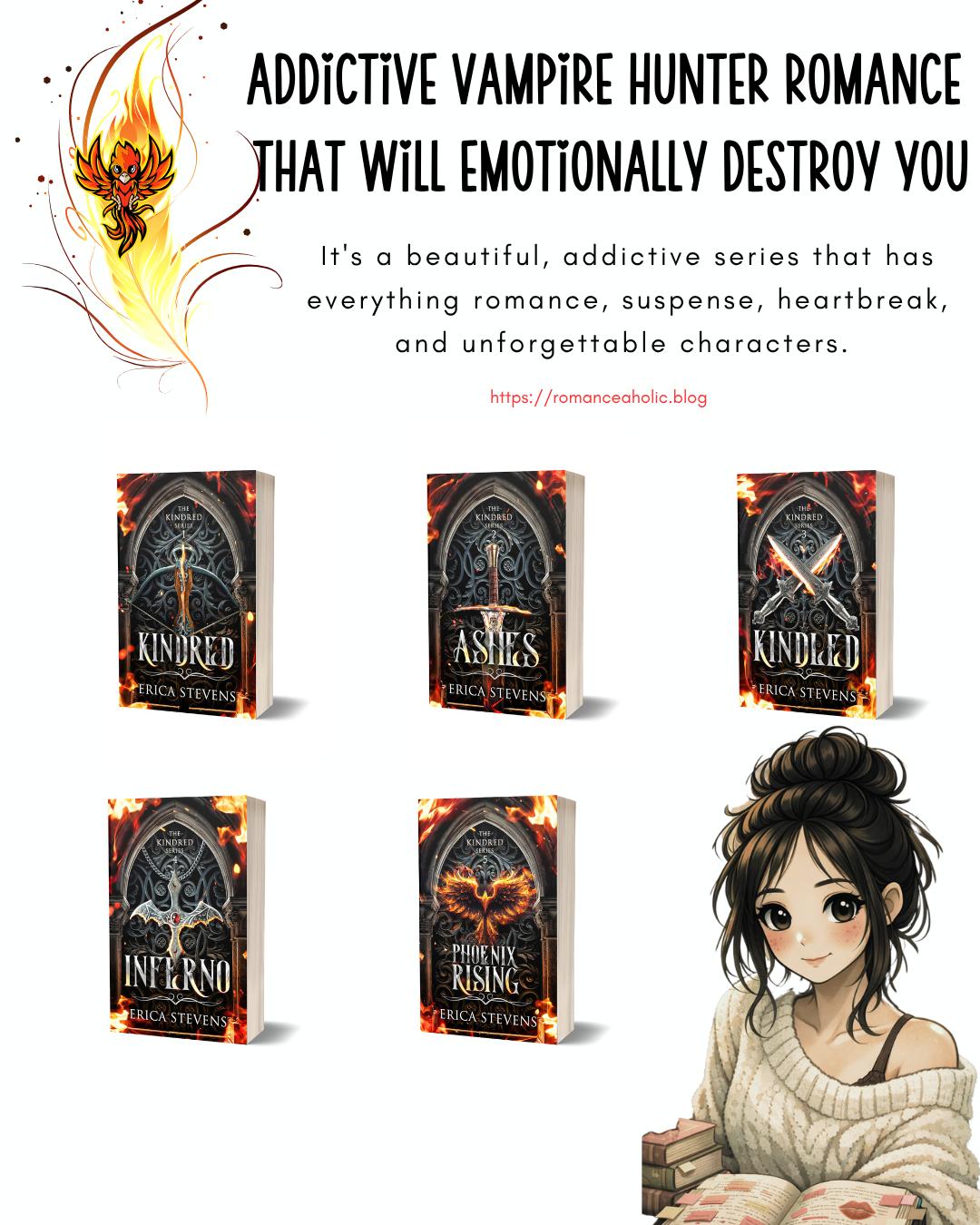 The Complete Kindred Series by Erica Stevens Review Addictive Vampire ...